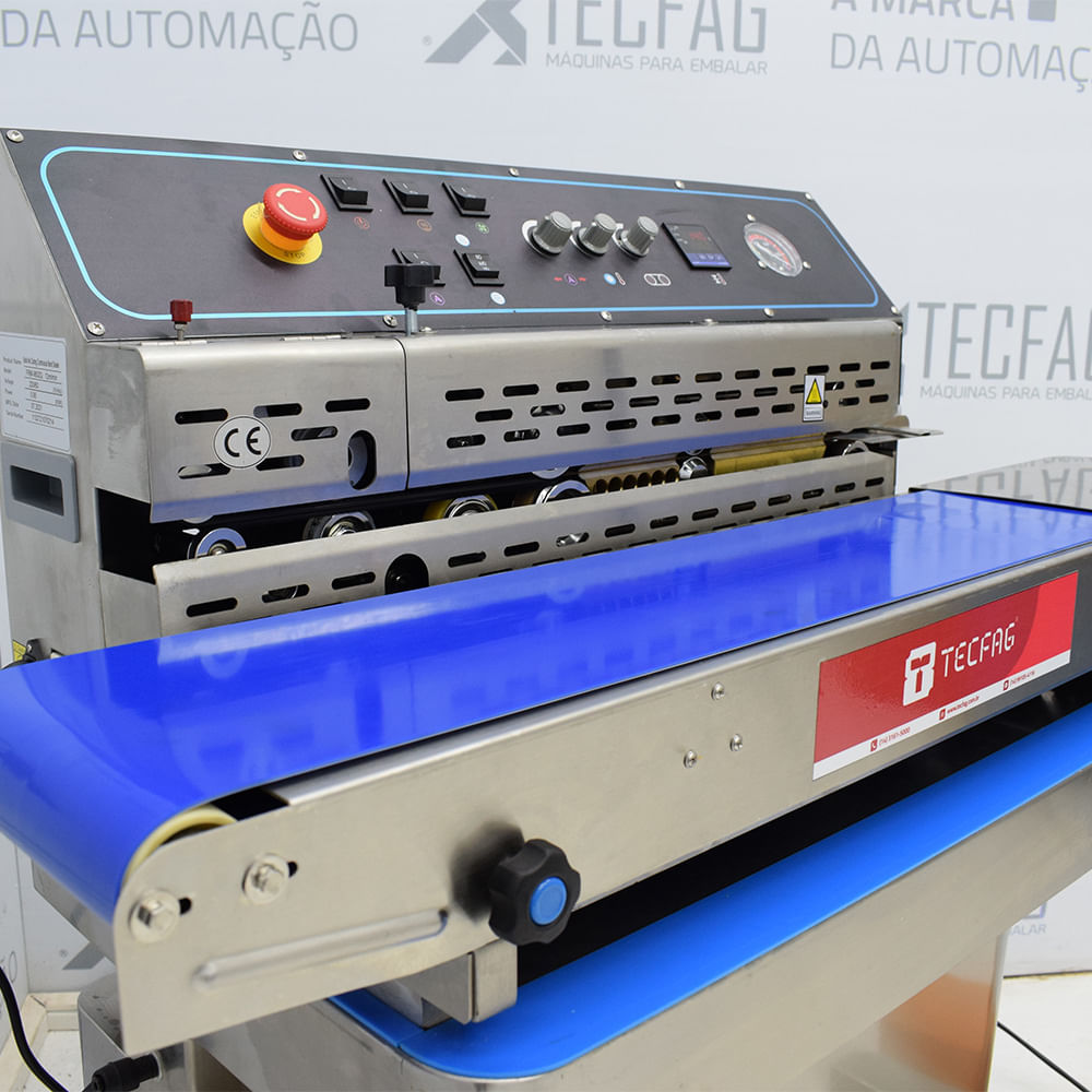 Seladora Automática Contínua a Vácuo Inox - tecfag