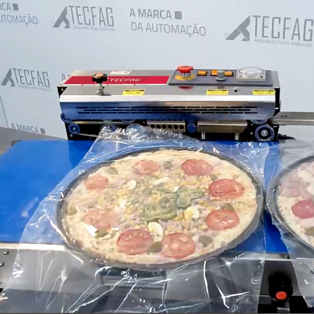 Seladora Automática Contínua com Esteira Expansiva - tecfag